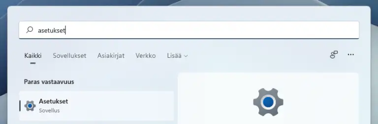 Tehtäväpalkin siirto vasempaan reunaan Windows 11:ssa